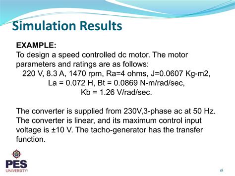 Design Of Speed And Current Controller For Two Quadrant Dc Motor Drive Pptx