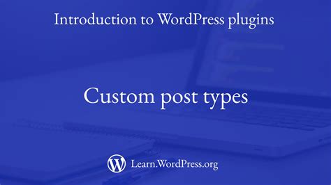Custom Post Types Wordpresstv