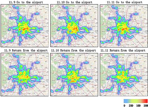 Temporal And Spatial Distribution Of Passenger Flow To Airport Download Scientific Diagram