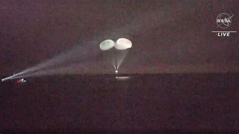 Splashdown Crew 5 Returns To Earth