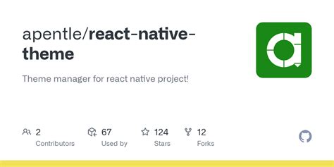 Github Apentlereact Native Theme Theme Manager For React Native Project