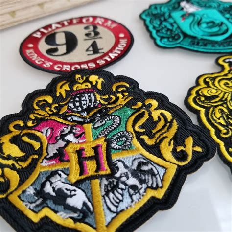 New Hogwarts Harry Potter House Badge Iron Or Sew On Patches Ebay