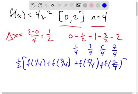 Solved Use The Midpoint Rule With N 4 To Approximate The Area Of The Region Bounded By The Graph