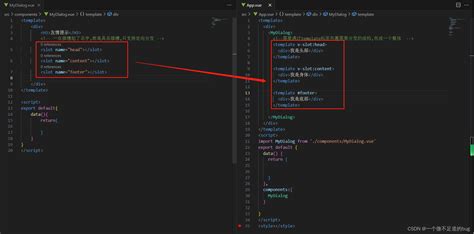 Vue组件插槽深度解析：自定义、默认、命名与作用域 Csdn博客