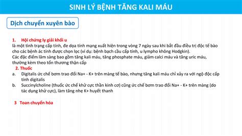 Cấp Cứu Tăng Kali Máu Hyperkalemia Emergency Ppt