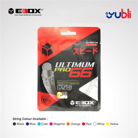 ยูบีลี Ebox Ultimum Pro 66 สายแร็กเก็ต ต้นฉบับ 100 Shopee Thailand