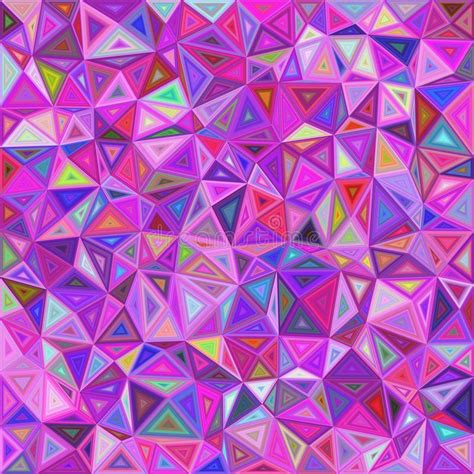Colorful Chaotic Vector Triangle Mosaic Background Stock Vector Illustration Of Abstract