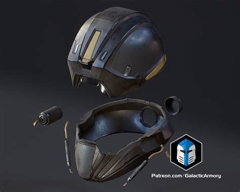 Hd2 Juggernaut Helmet 3d Print Files Galactic Armory