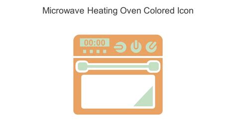 Microwave Heating Oven Colored Icon In Powerpoint Pptx Png And Editable