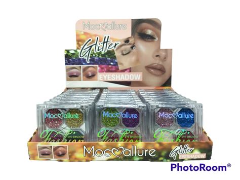 X24 Unidadesmoc Allure Glitter Eye Shadow Paleta Laura Mayorista