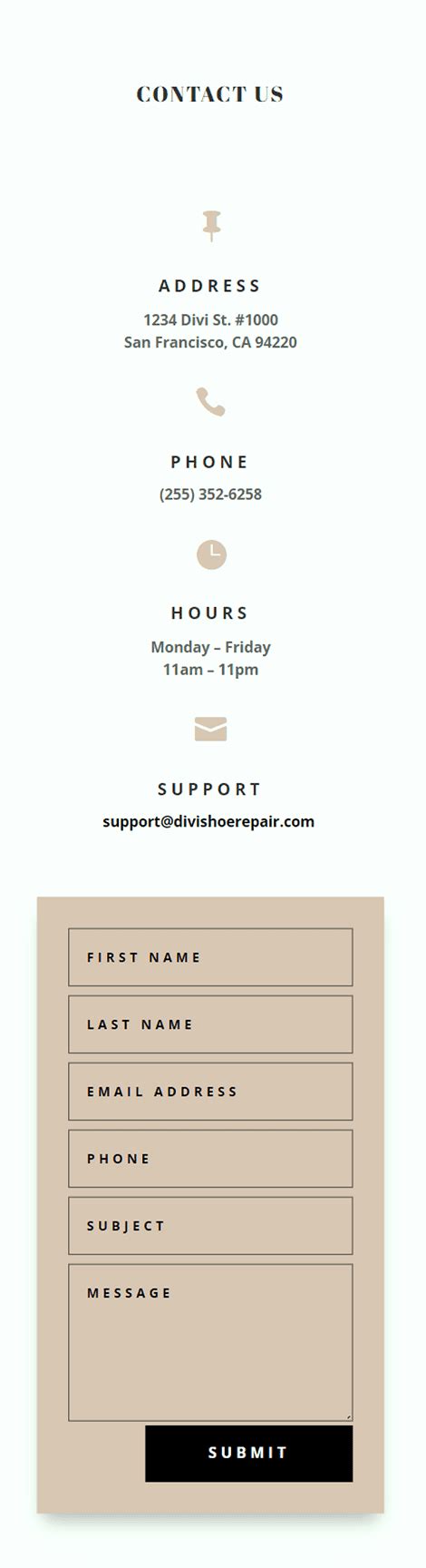 How To Combine Inline And Fullwidth Fields In Divis Contact Form Module Ask The Egghead Inc