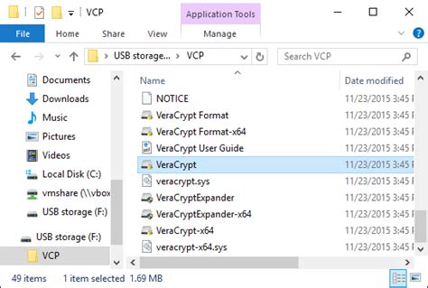 VeraCrypt For Windows Secure File Storage