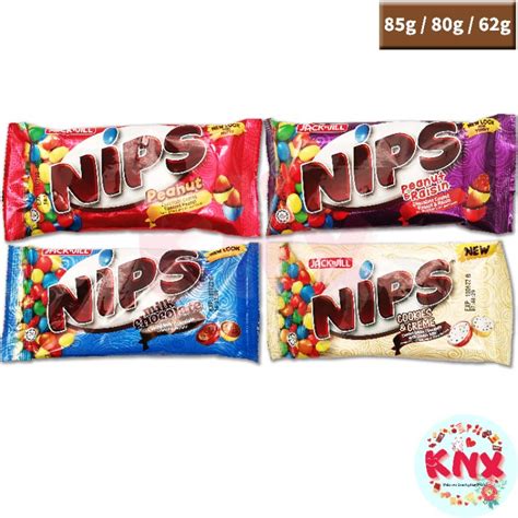 Nips Chocolate Coated Roasted Peanut 70g Shopee Singapore