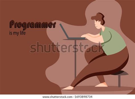 Programmer Work Concept Banner Can Use Stock Vector Royalty Free 1693898734 Shutterstock