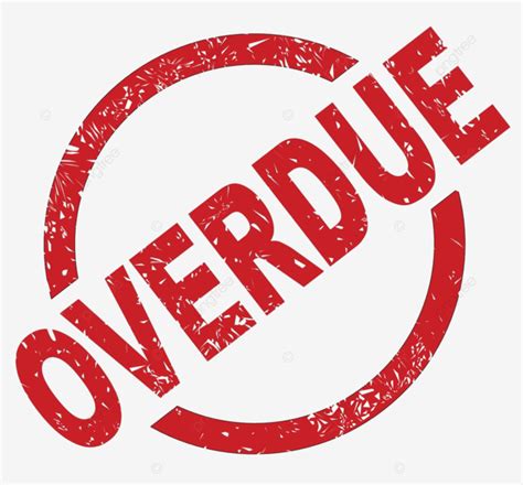 Overdue Stamp Reminder Overdue Vector Stamp Reminder Overdue Png And