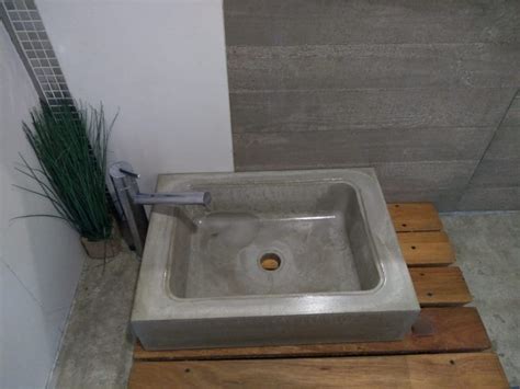 Rectangular Concrete Washbasin Etsy