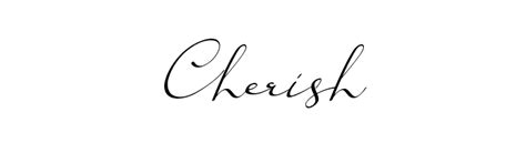 Cherish Font