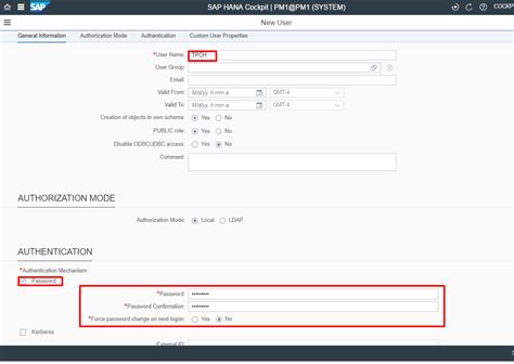 Create A New User And Assign Permissions Sap Tutorials
