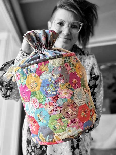 Hexie Bag Bags The Quilters Angel