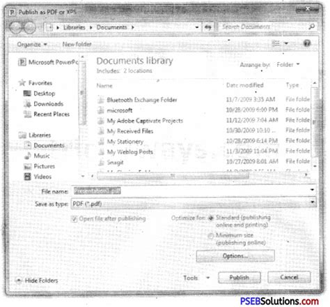 Pseb Th Class Computer Notes Chapter Office Tools Pseb Solutions