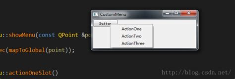 qt学习之给qpushbutton添加菜单customcontextmenu方法 csdn博客