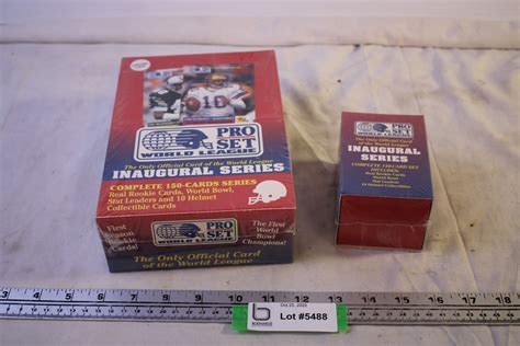 Pro Set 1991 Inaugural Series 150 Card Set Factory Sealed Box Of Pro Set 1991 Inaugural
