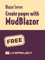 Create Pages With MudBlazor