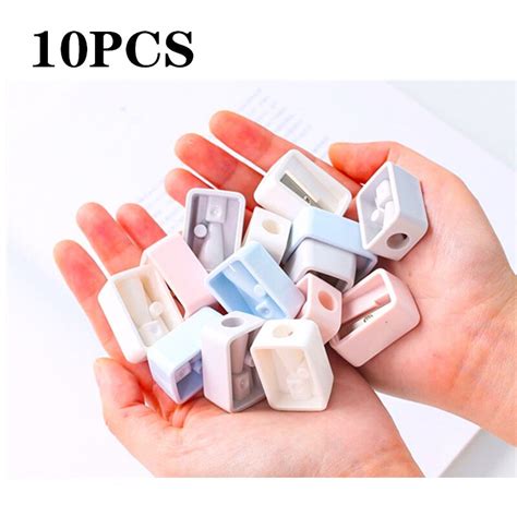 10pcs Deli Pencil Sharpener Mini Pencil Sharpener Vicedeal