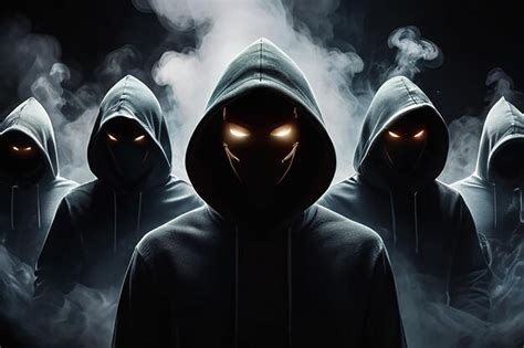 Hackers Army Dangerous Hooded Group Of Hackers Internet Cyber Crime