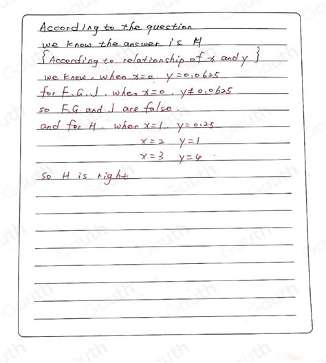 Solved The Table Contains Some Points On The Graph Of An Exponential Function Based On The