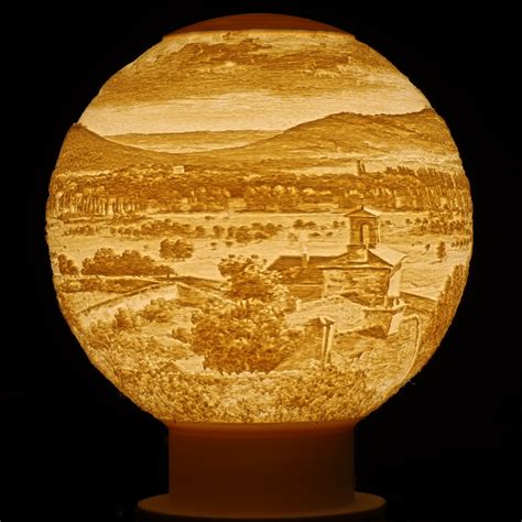 5 In Globe Lithophane American Filament