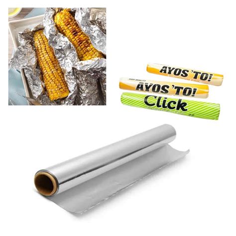 Aluminum Foil Multipurpose Bbq Wrap Food Grade Foil Wrapper Sheet Roll Shopee Philippines