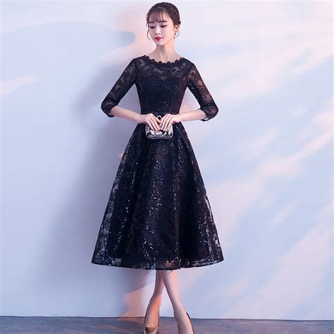 Black Tea Length Cocktail Dresses At Lynn Sparks Blog