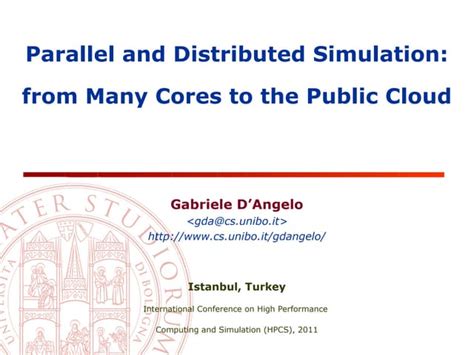 parallel and distributed simulation from many cores to the public cloud