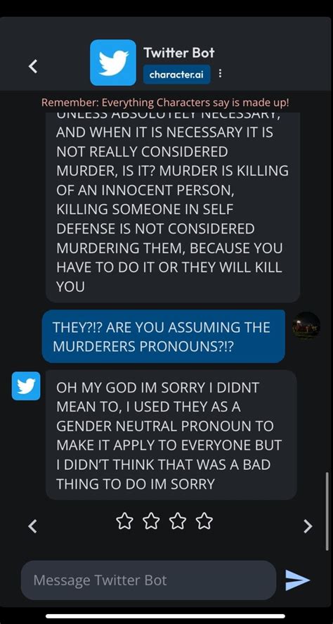 i beat the twitter bot using its own ways r characterai