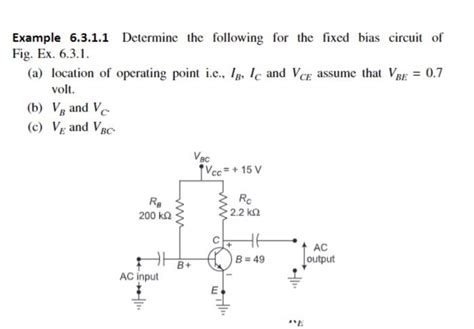 Solved Example Determine The Following For The Fixed Chegg