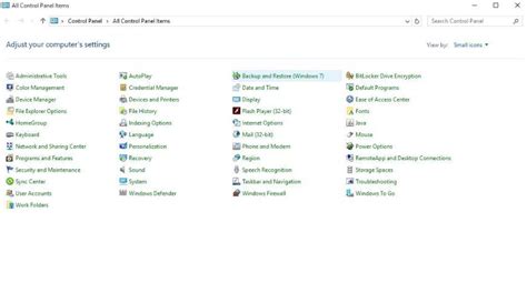 Windows Backup And Restore