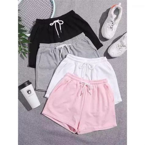 Jual 4 Pcs Hotpants Celana Pendek Wanita Short Pants Cewek Cowok Unisex Terbaik Best Seler