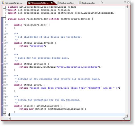 Eclipse SQL Explorer