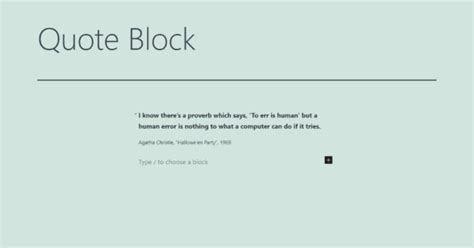 How To Use The WordPress Quote Block How To Use The WordPress Quote Block