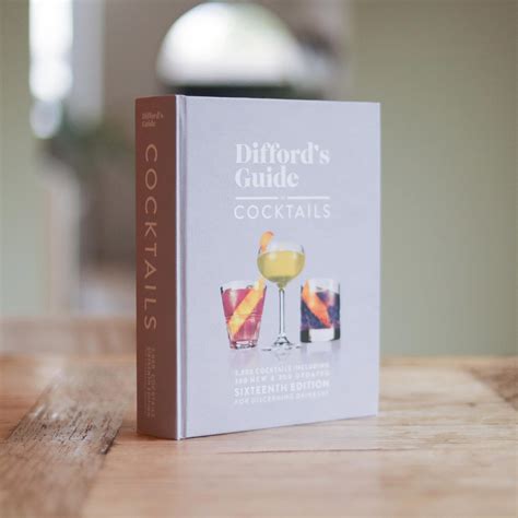 Diffords Guide To Cocktails Book 16th Edition By Simon Difford