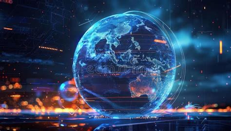 3d Model Abstract Art Of Nextgen Abstract Global Weather Visualization Orb With Predictive