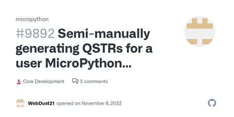 Semi Manually Generating Qstrs For A User Micropython Library