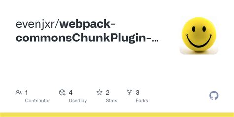 Github Evenjxrwebpack Commonschunkplugin Demo