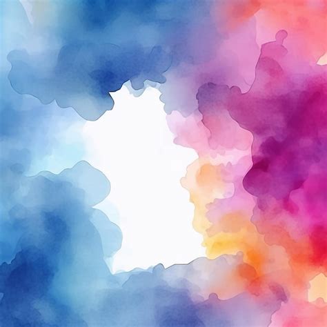 Premium Ai Image The Water Colour Gradient