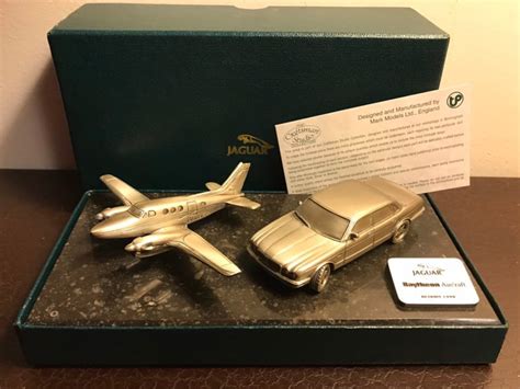 Pewter On Granite Jaguar Raytheon Aircraft Xj40 Limited Edition In
