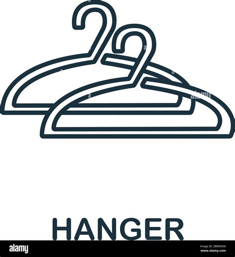 Hanger Icon From Interior Collection Simple Line Element Hanger Symbol
