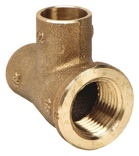 NIBCO In CTS X In Pipe X In CTS Cup X FNPT X Cup Sweat Fitting Tee F