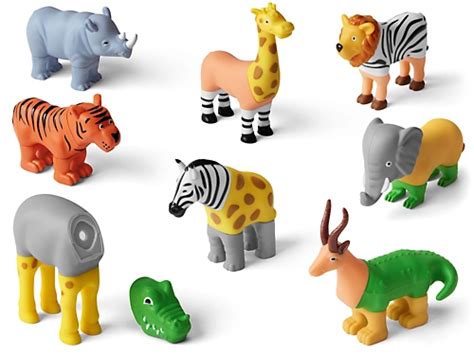 Mix And Match Mini Magnetic Wild Animals At Lakeshore Learning
