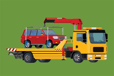 자동차 견인 트럭 대피자 온라인 길가 지원 비즈니스 및 서비스 차에 대한 스톡 벡터 아트 및 기타 이미지 차 파괴 교통 이벤트 크레인 Istock